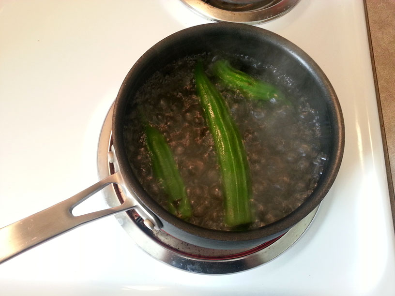 Okra Salad – Okra Aemono (オクラ の あえもの) | Japanese Cooking Recipes ...